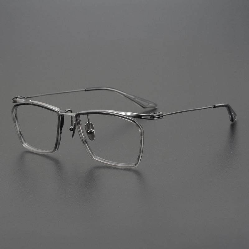 Tatum Vintage Square Titanium Glasses Frame – Southood